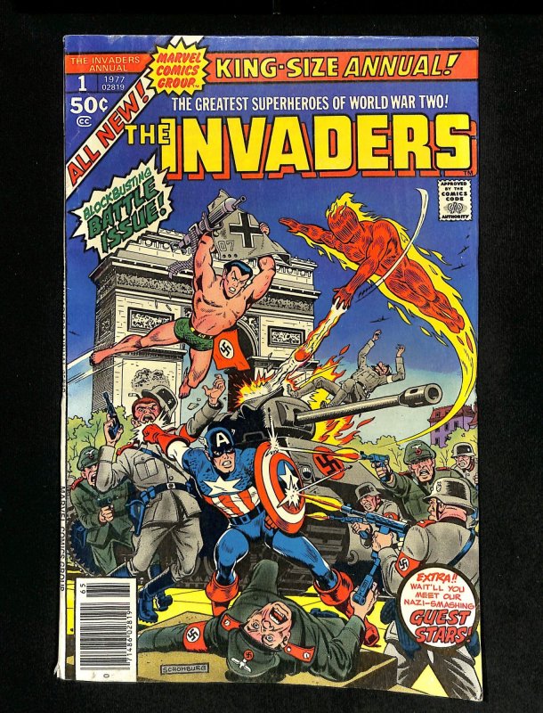 Invaders Annual #1 Captain America Human Torch Sub-Mariner! | Full Runs ...