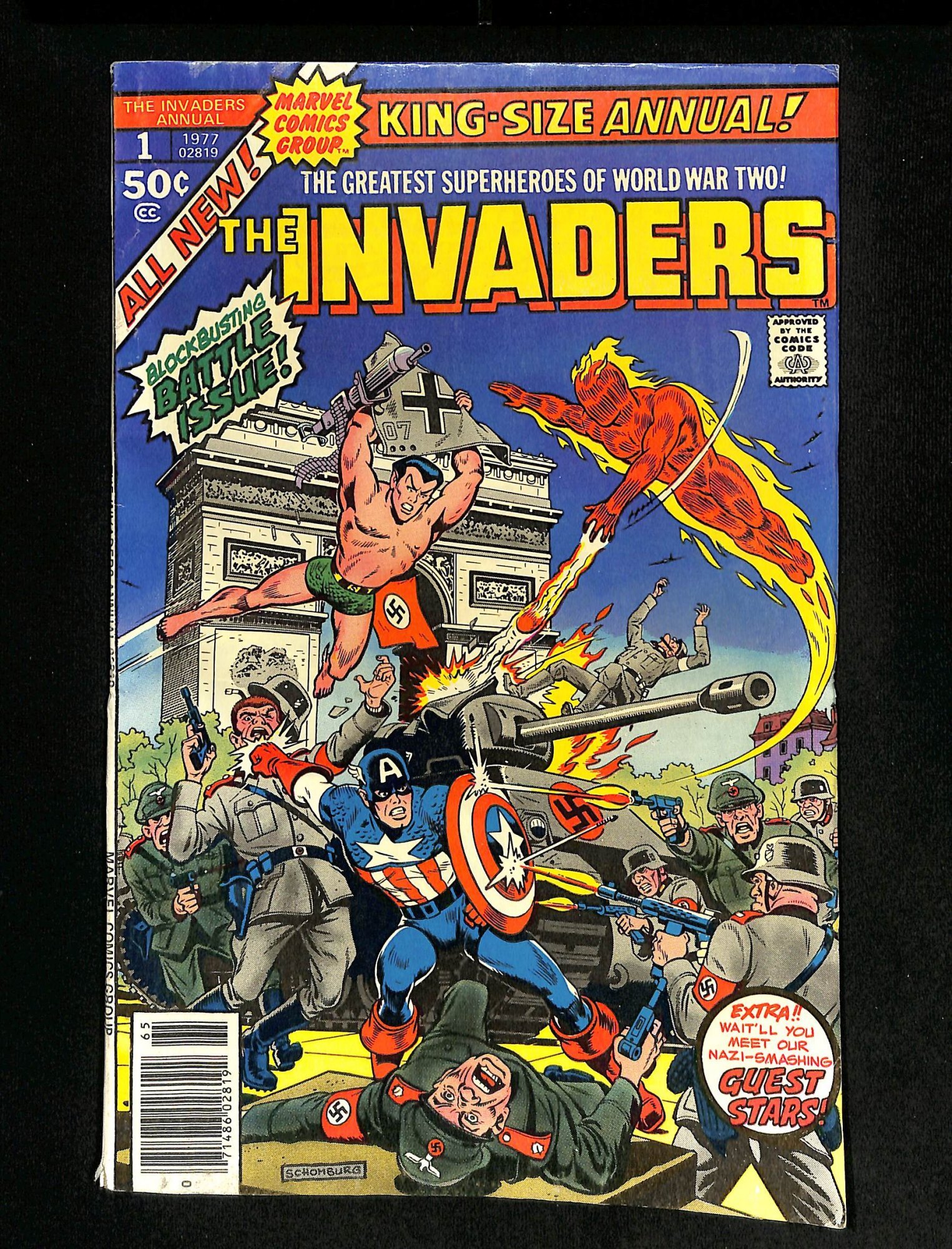 Invaders Annual #1 Captain America Human Torch Sub-Mariner! | Full Runs ...