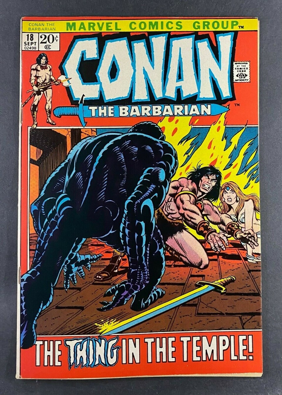 Conan the Barbarian (1970) #18 VF- (7.5) Gil Kane Art | Comic Books ...