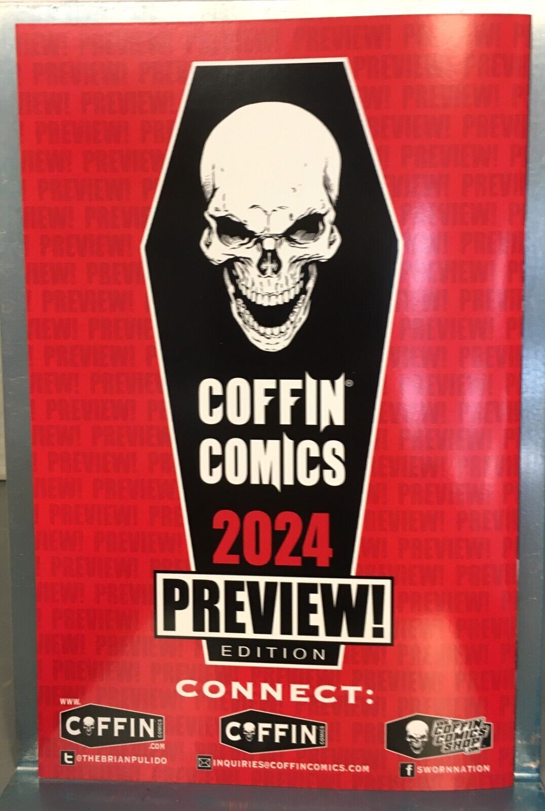 Lady Death: Coffin Comics 2024 Preview Swornfest Edition LTD to 425 Wh ...