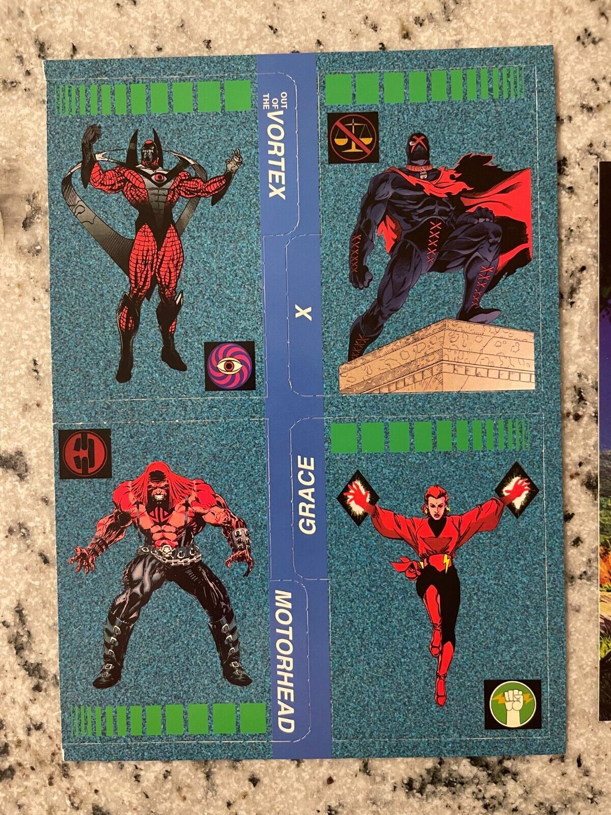 3 Comic Book Art / Card Prints Richard Hescox Vortex Dark Horse Valiant ...