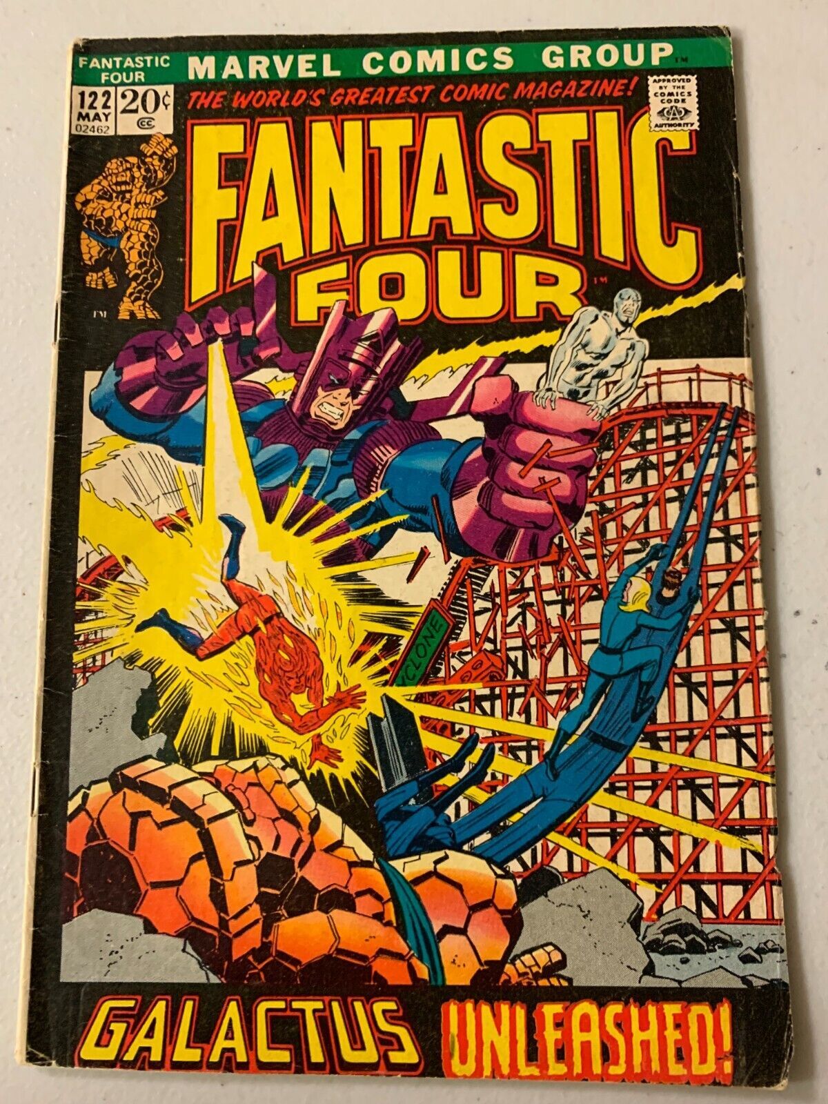 Fantastic Four #122 Marvel 1st Series (6.0 FN) Silver Surfer vs ...