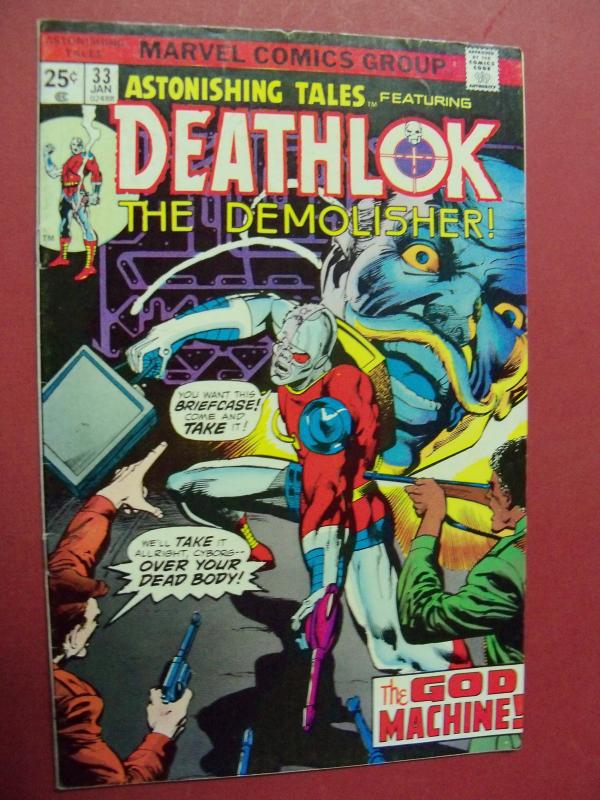 Astonishing Tales - Deathlok #33 Very Fine (8.0) or Better Marvel 1976 ...