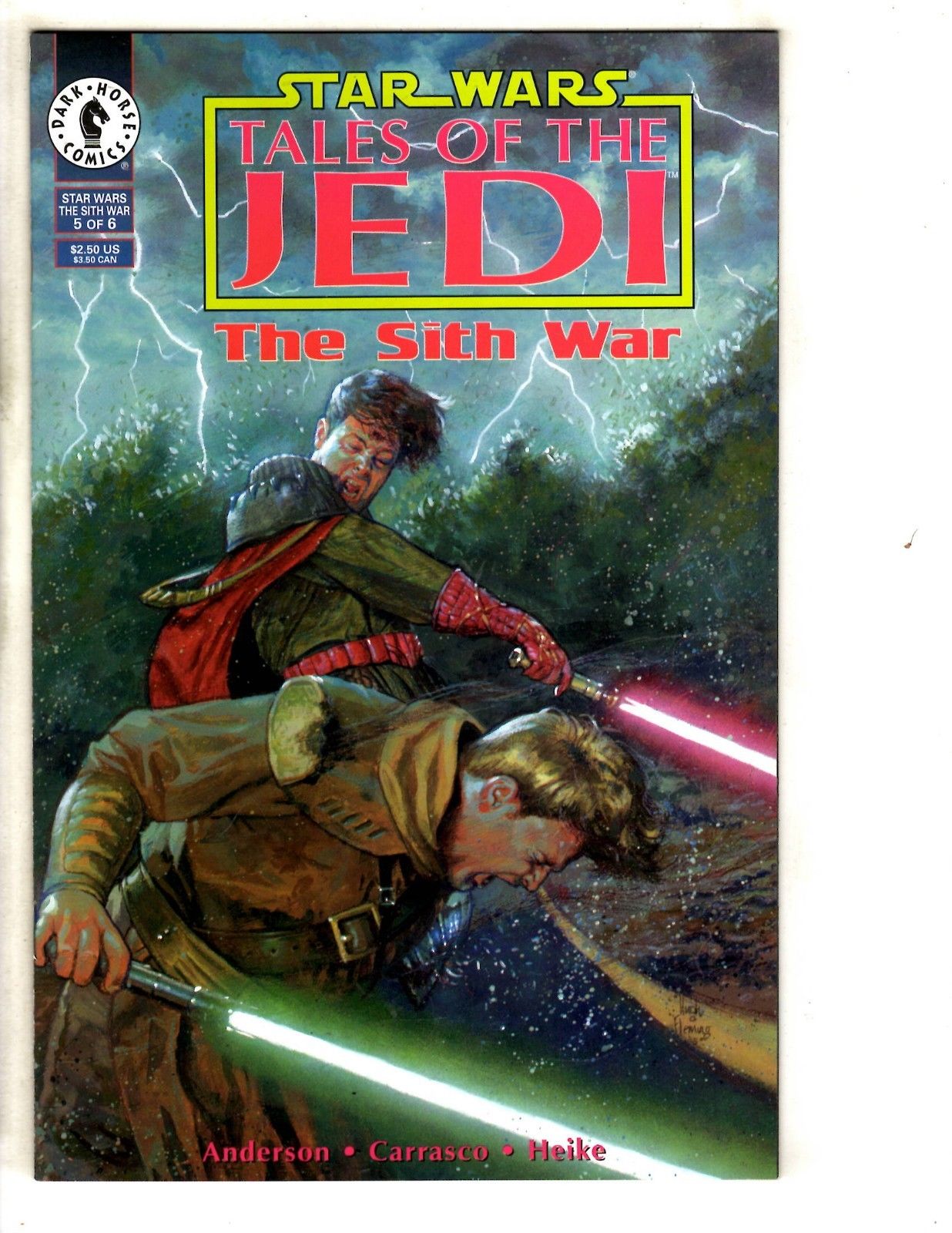 Star Wars Tales Of The Jedi Sith War # 5 NM Dark Horse Comic Book Han ...