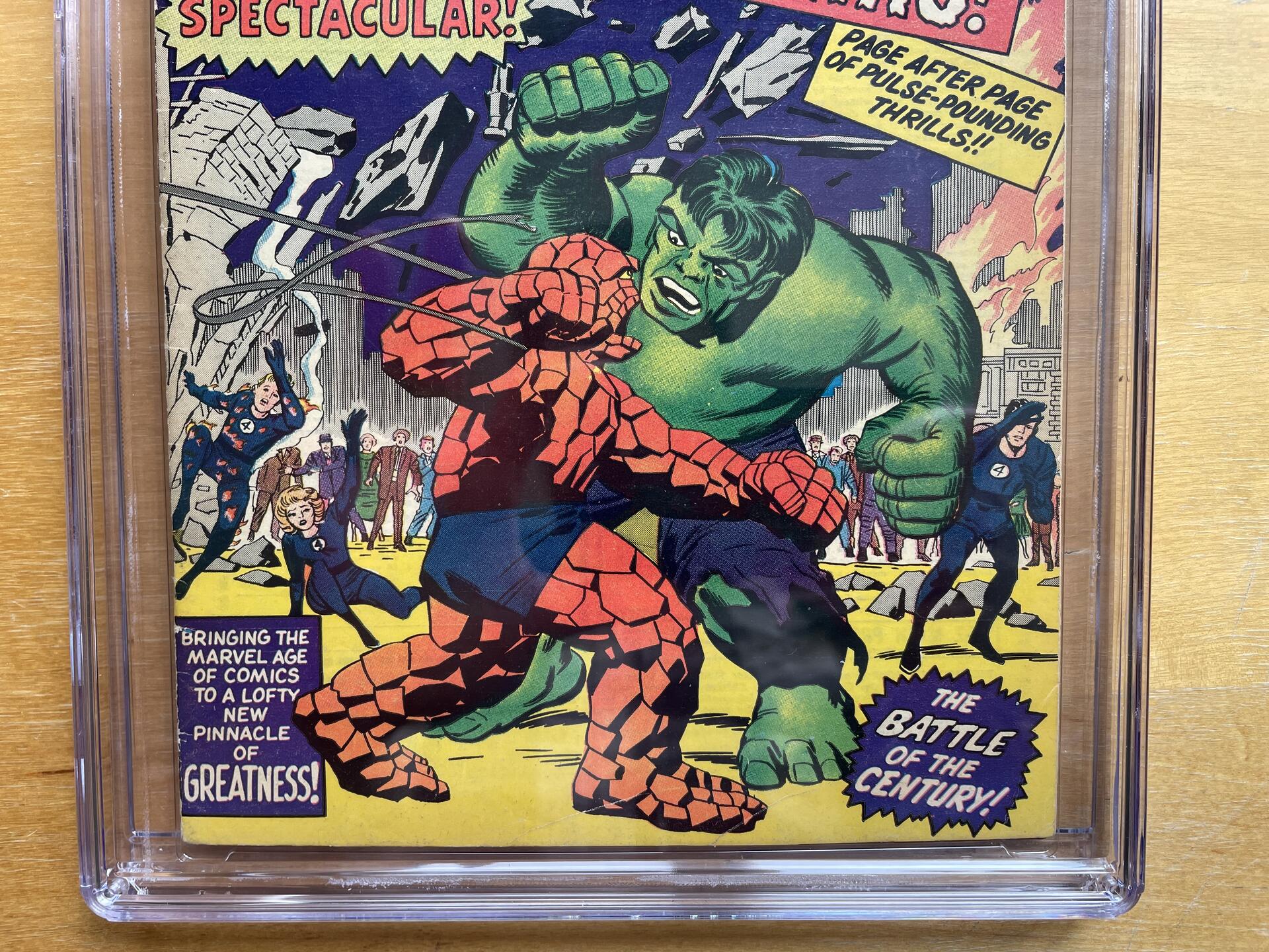 Fantastic Four #25 CGC 6.0 (Marvel 1964) Hulk vs. The Thing! Classic ...