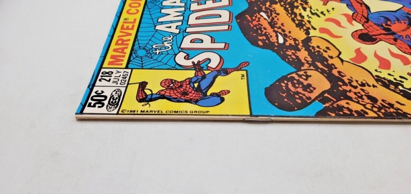 The Amazing Spider-Man #218 (1981) Frank Miller, DEATH OF MUD-THING ...