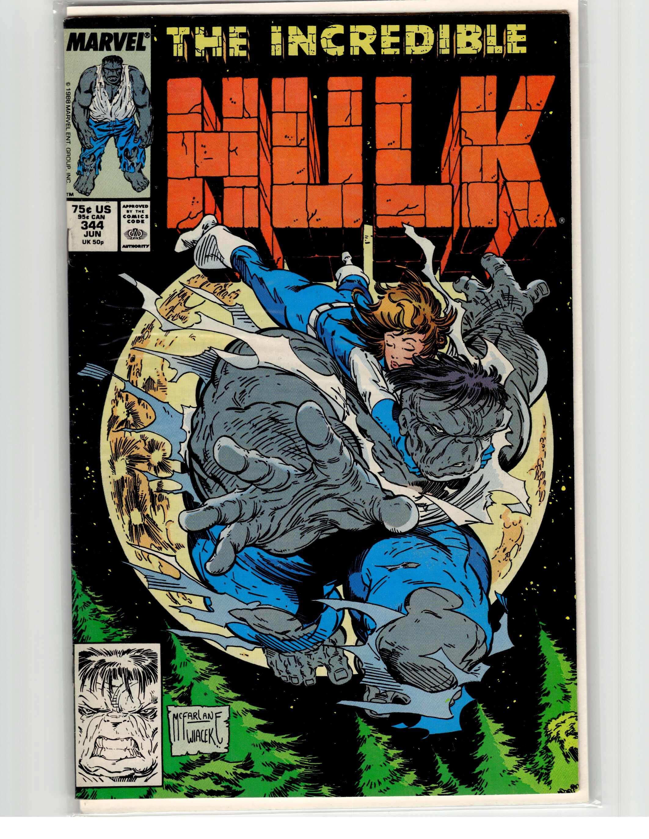 The Incredible Hulk #344 (1988) Hulk | Comic Books - Copper Age, Marvel ...