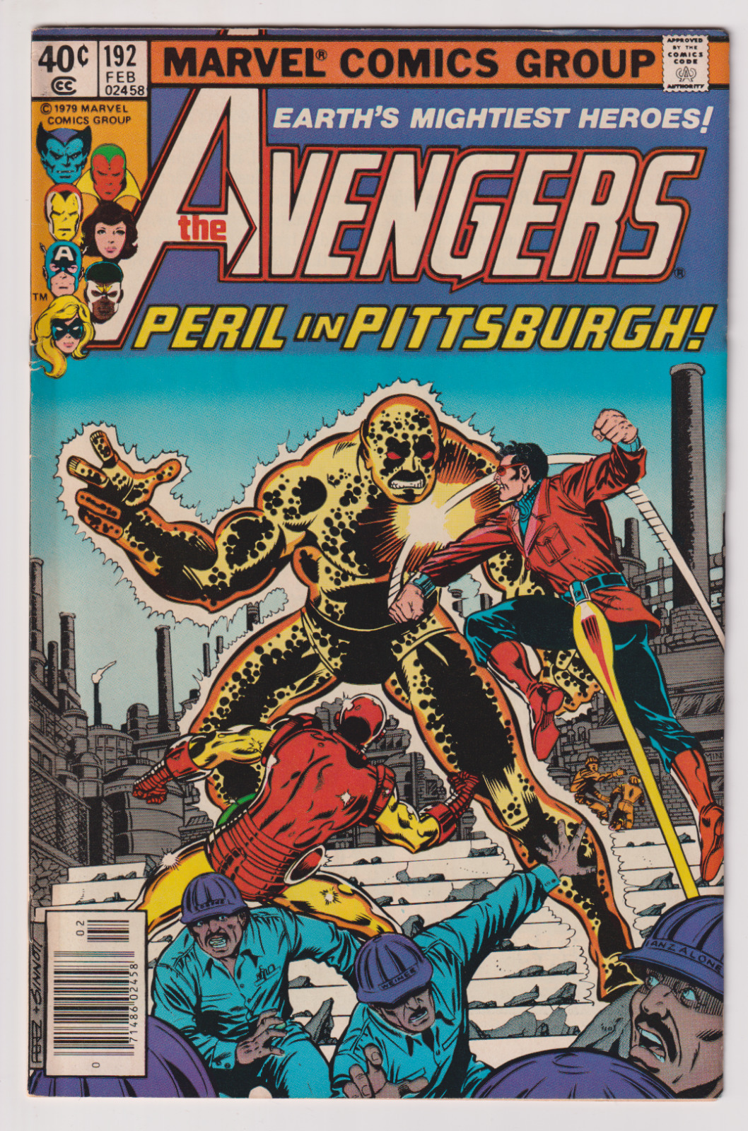 Marvel Comics! Avengers! Issue #192! Peril in Pittsburgh! | Comic Books ...