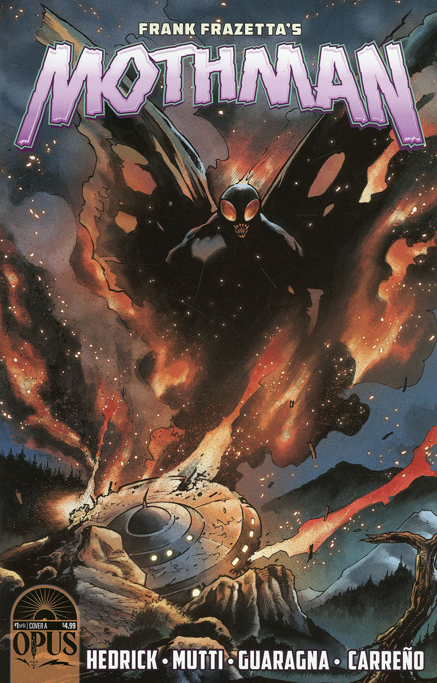 [BACKORDER] Frank Frazetta's Mothman #1 of 5 (Cover A Andrea Mutti ...