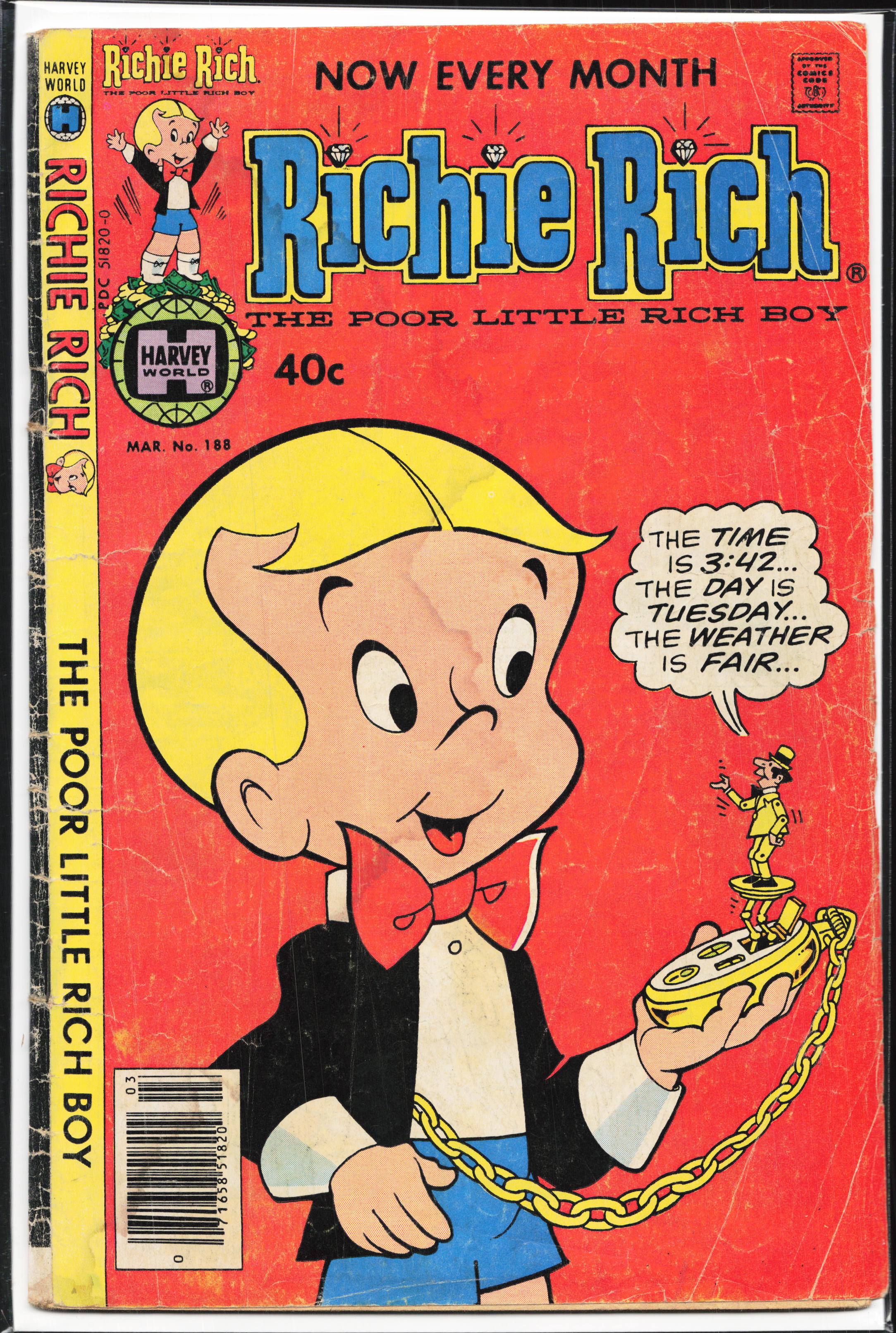 Richie Rich #188 (1980) Richie Rich | Comic Books - Bronze Age, Harvey ...