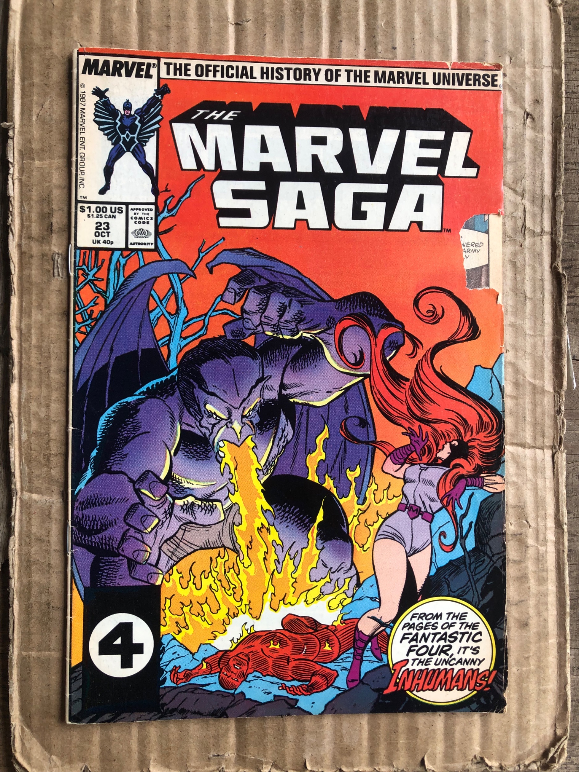 The Marvel Saga The Official History of the Marvel Universe #23 (1987 ...