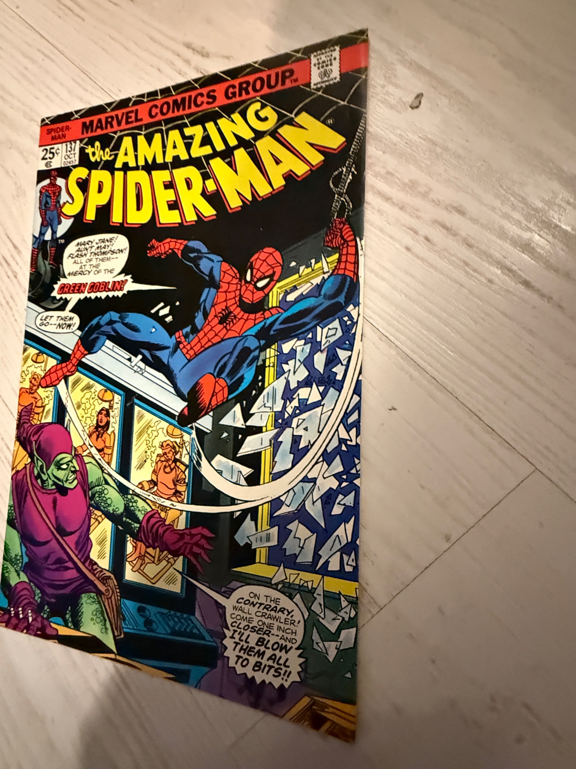 Marvel Comics Group Amazing Spider-Man #137 1974 Key Issue 2nd Green ...