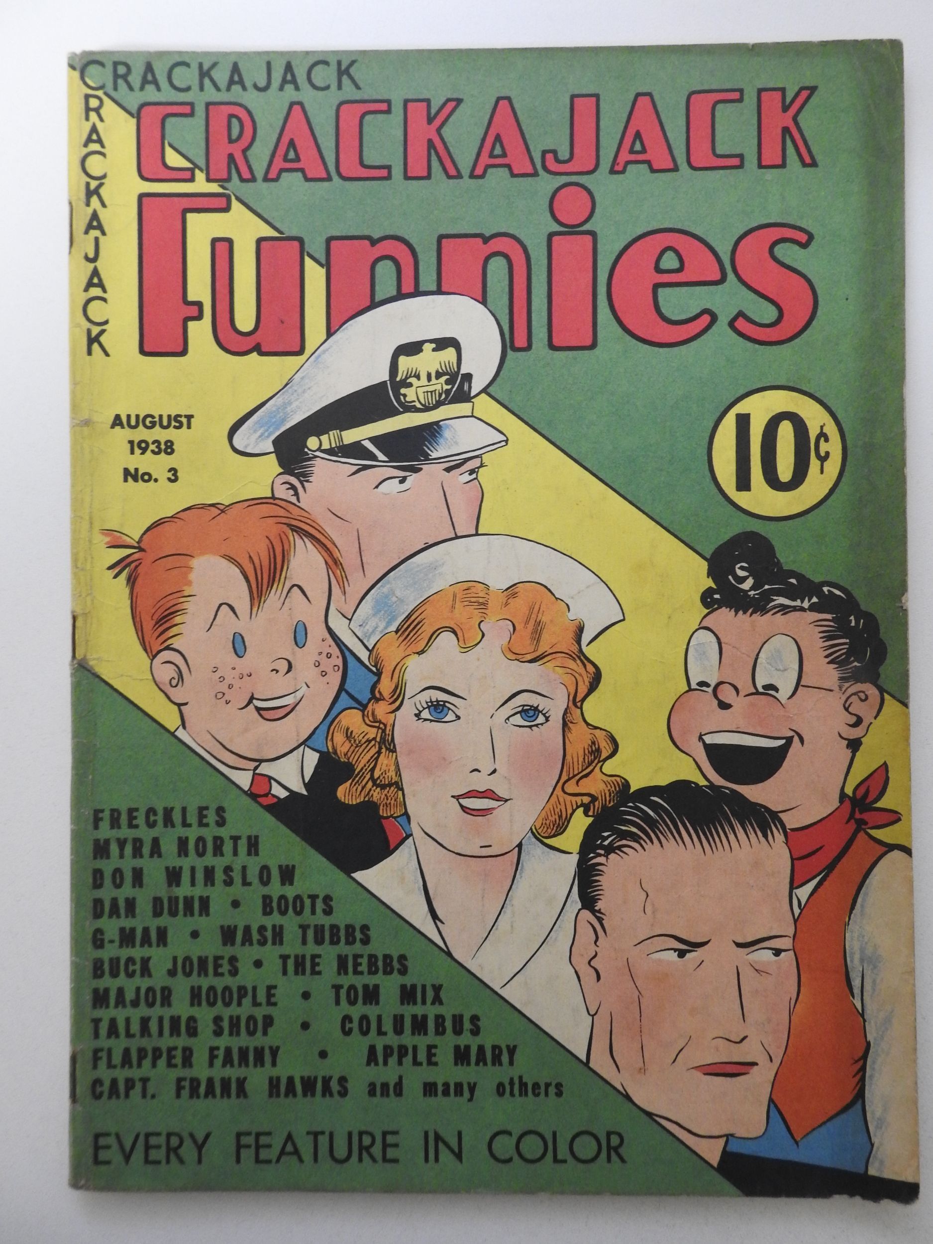 Crackajack Funnies #3 (1938) Solid VG Condition! | Comic Books - Platinum Age, Dell, Crime ...