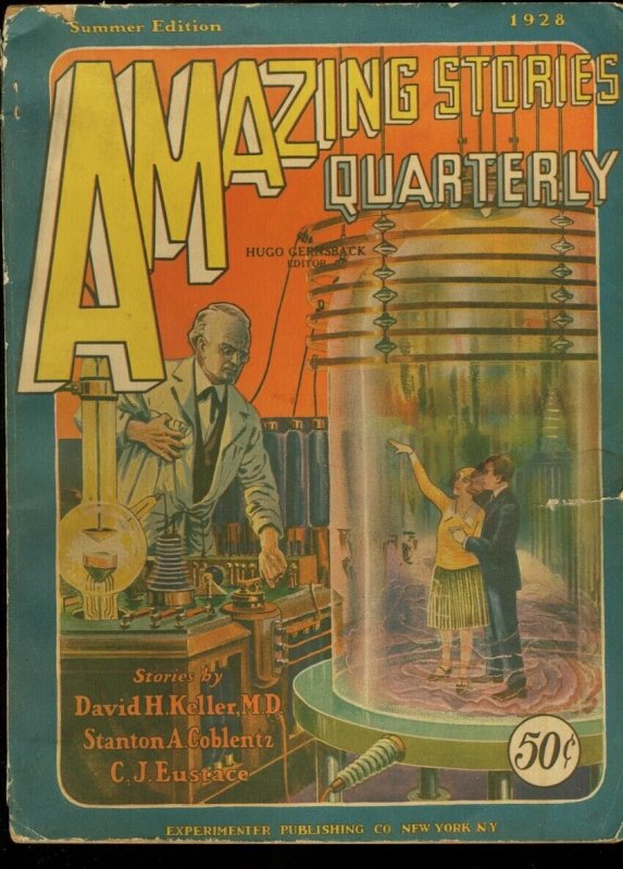 Amazing Stories Quarterly 1928 Sum-#3-Early Science Fiction Pulp VG ...