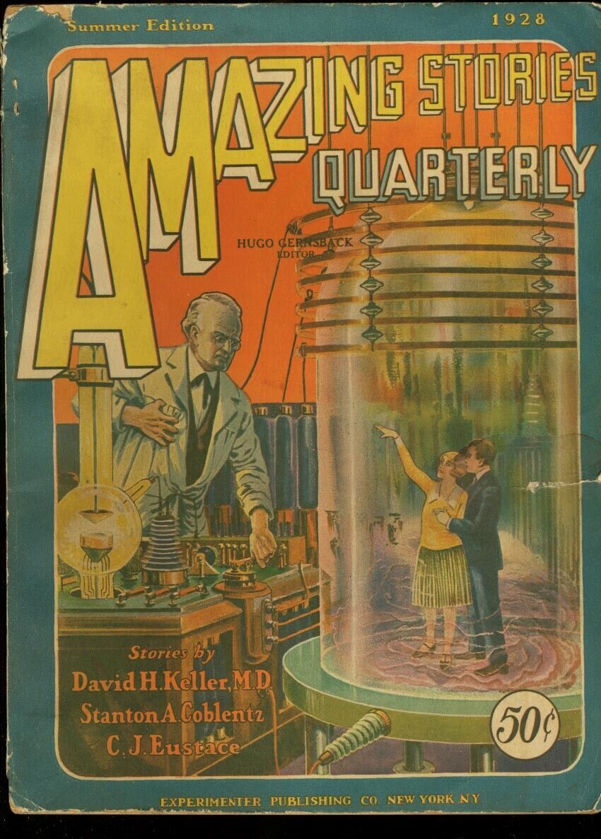 Amazing Stories Quarterly 1928 Sum-#3-Early Science Fiction Pulp VG ...