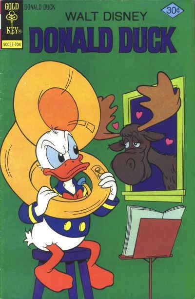 Donald Duck (Walt Disney's ) #182 FN ; Gold Key | April 1977 Moose Tuba ...