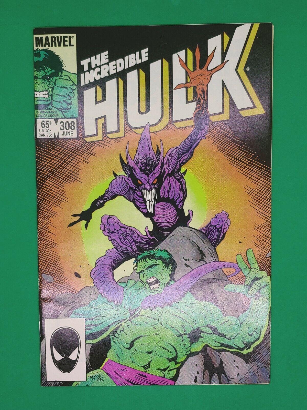 Incredible Hulk #308 "...And Here There Be -- Demons!" 1st Triad VF ...