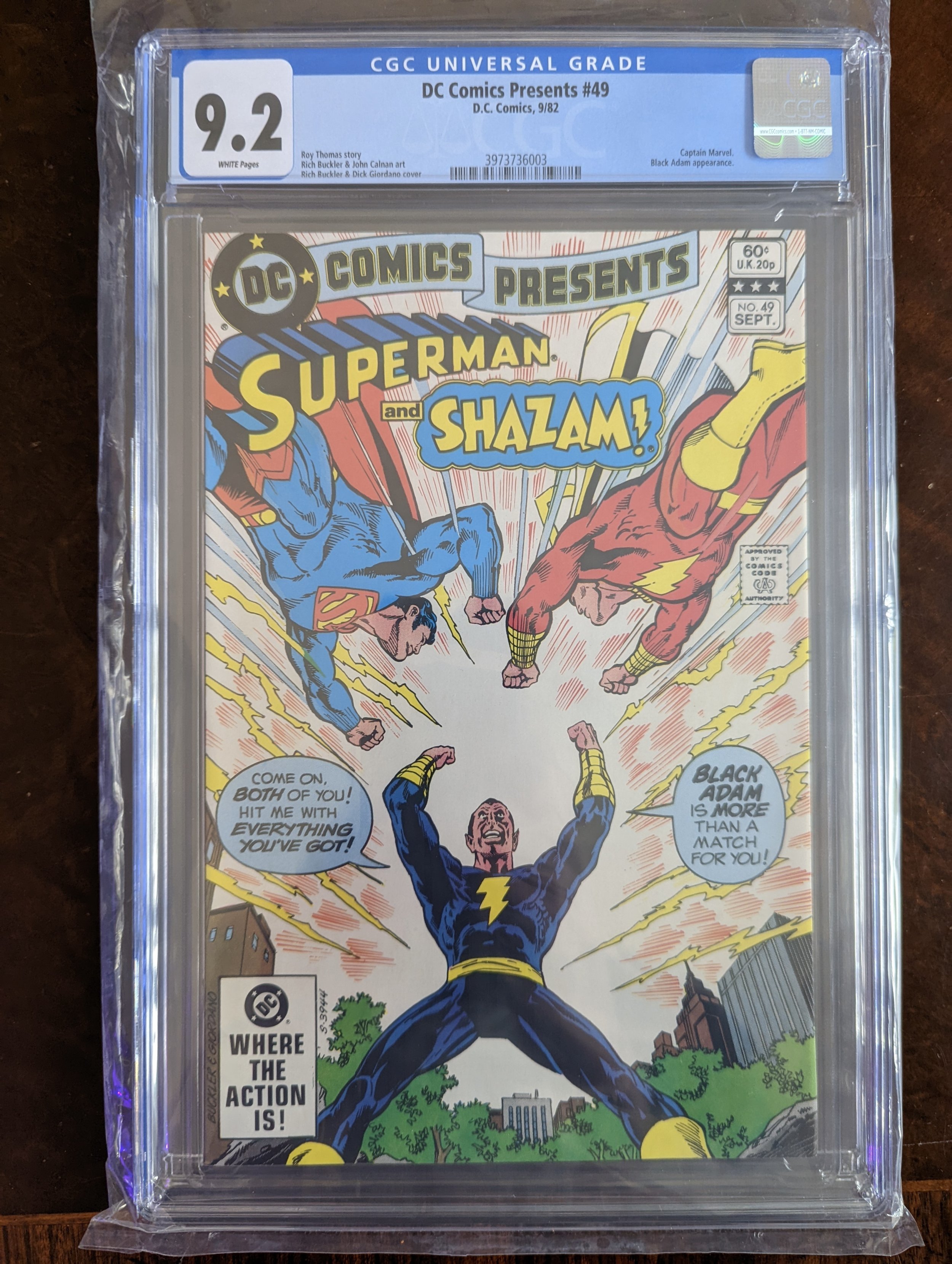 DC Comics Presents #49 Direct Edition (1982) CGC 9.2 HOT! Black Adam! | Comic Books - Bronze Age ...