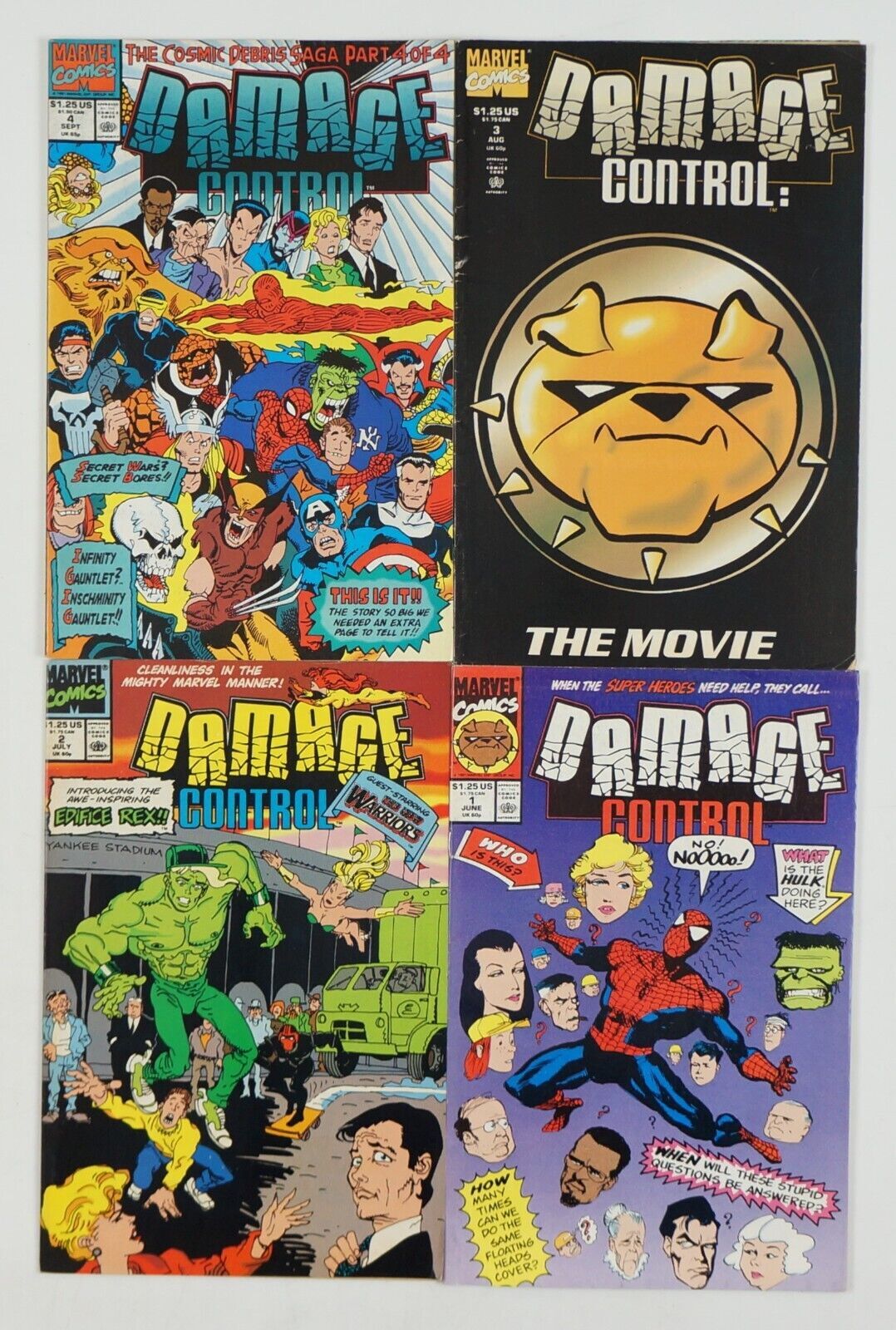 Damage Control Vol. 3 #1-4 FN complete series Marvel Comics Kyle Baker ...
