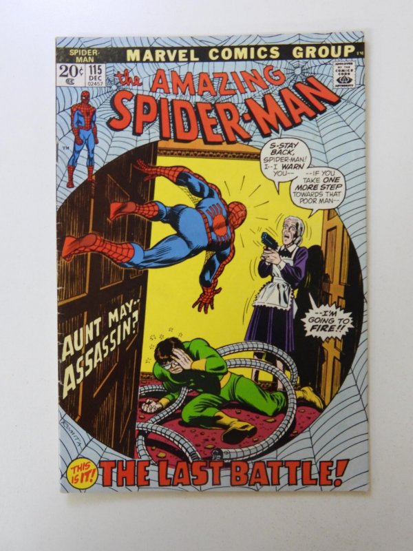 The Amazing Spider-Man #115 (1972) VG condition "moisture damage ...