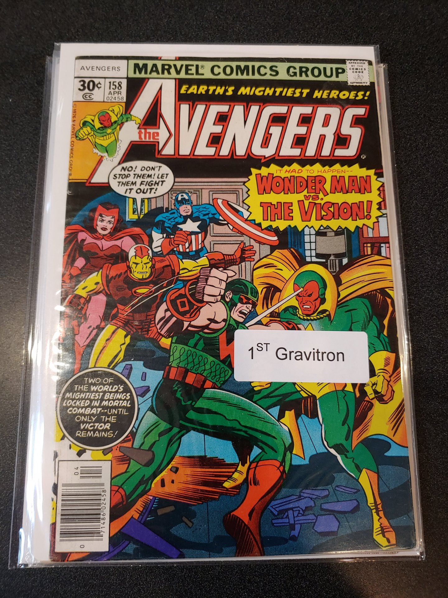 The Avengers 158 Bronze Age Jack Kirby Art,1St Graviton | Comic Books ...