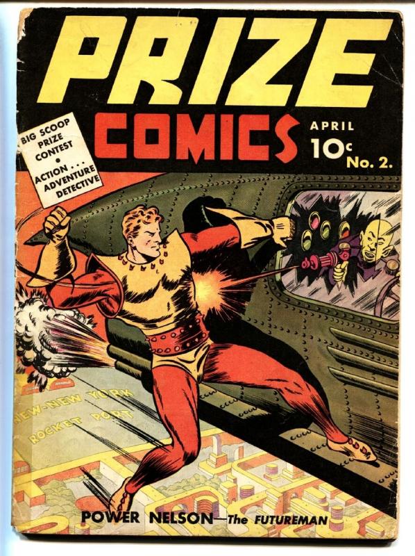 Prize #2 1940 comic book-First BLACK OWL-Rare Golden-Age 1940 | Comic ...