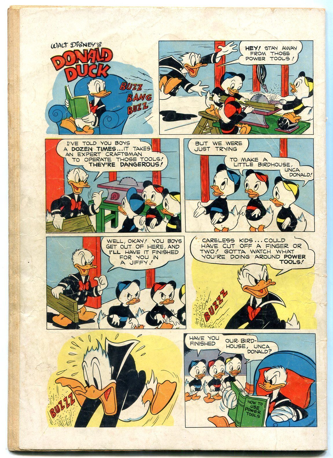 Donald Duck in Dangerous Disguise- Four Color Comics #308 Barks g/vg ...