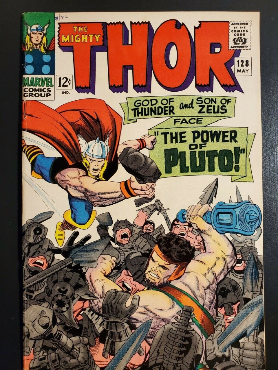 Thor #128 (1966) F+ (6.5) Jack Kirby Stan LEE VS Pluto | | Comic Books ...