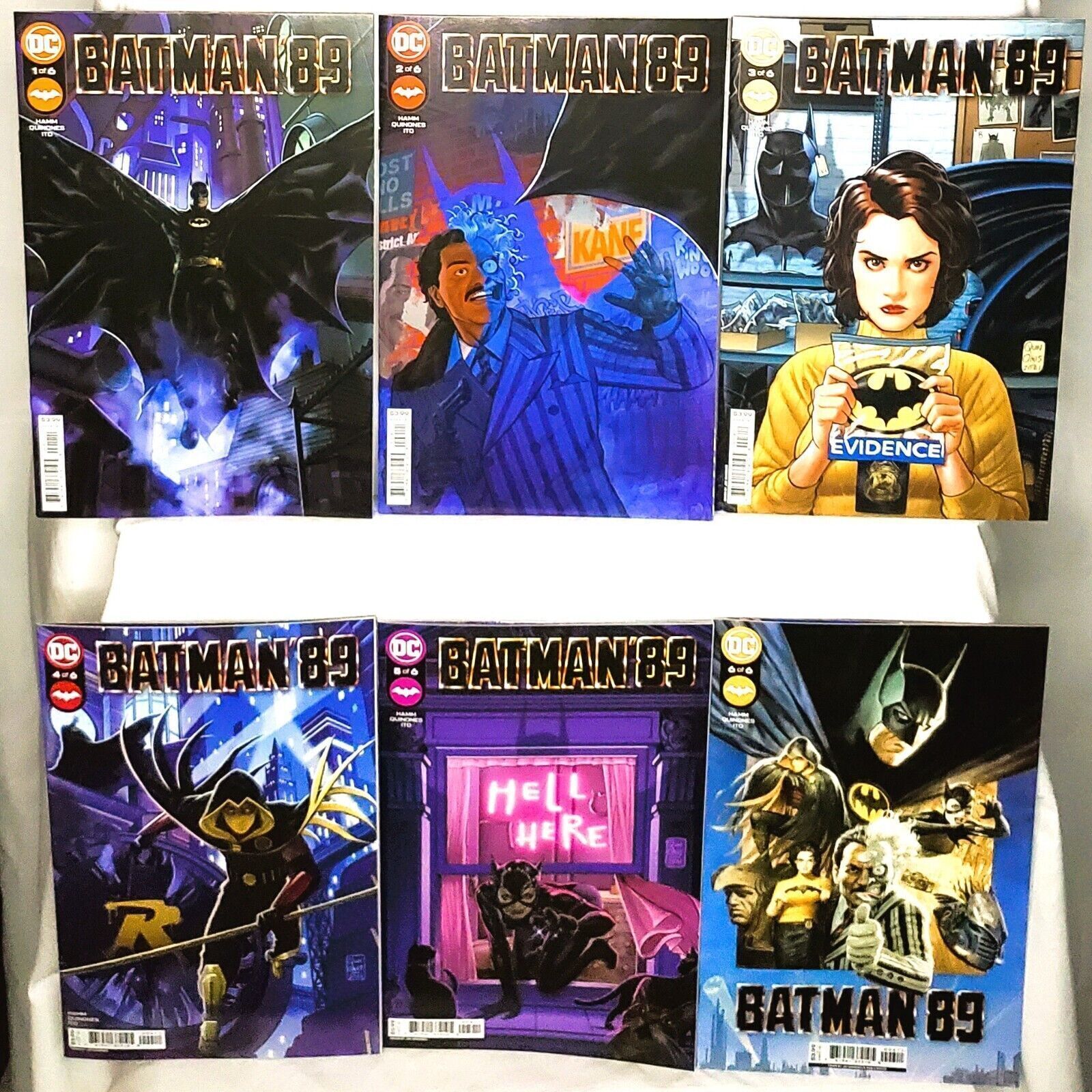 BATMAN '89 #1 - 6 Joe Quinones Cover A Set Michael Keaton Batman (DC 2021) | Comic Books ...