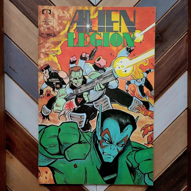 ALIEN LEGION Vol.2 #1-3 (Epic/Marvel 1987) HIGH GRADE, Premiere issues ...