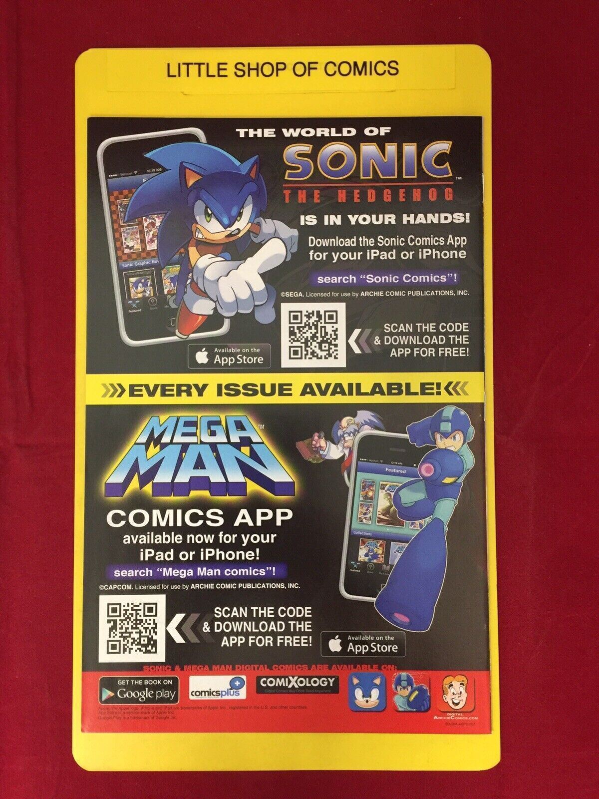 Sonic the Hedgehog #259 SEGA Variant VFNM Rail Canyon Train Archie ...