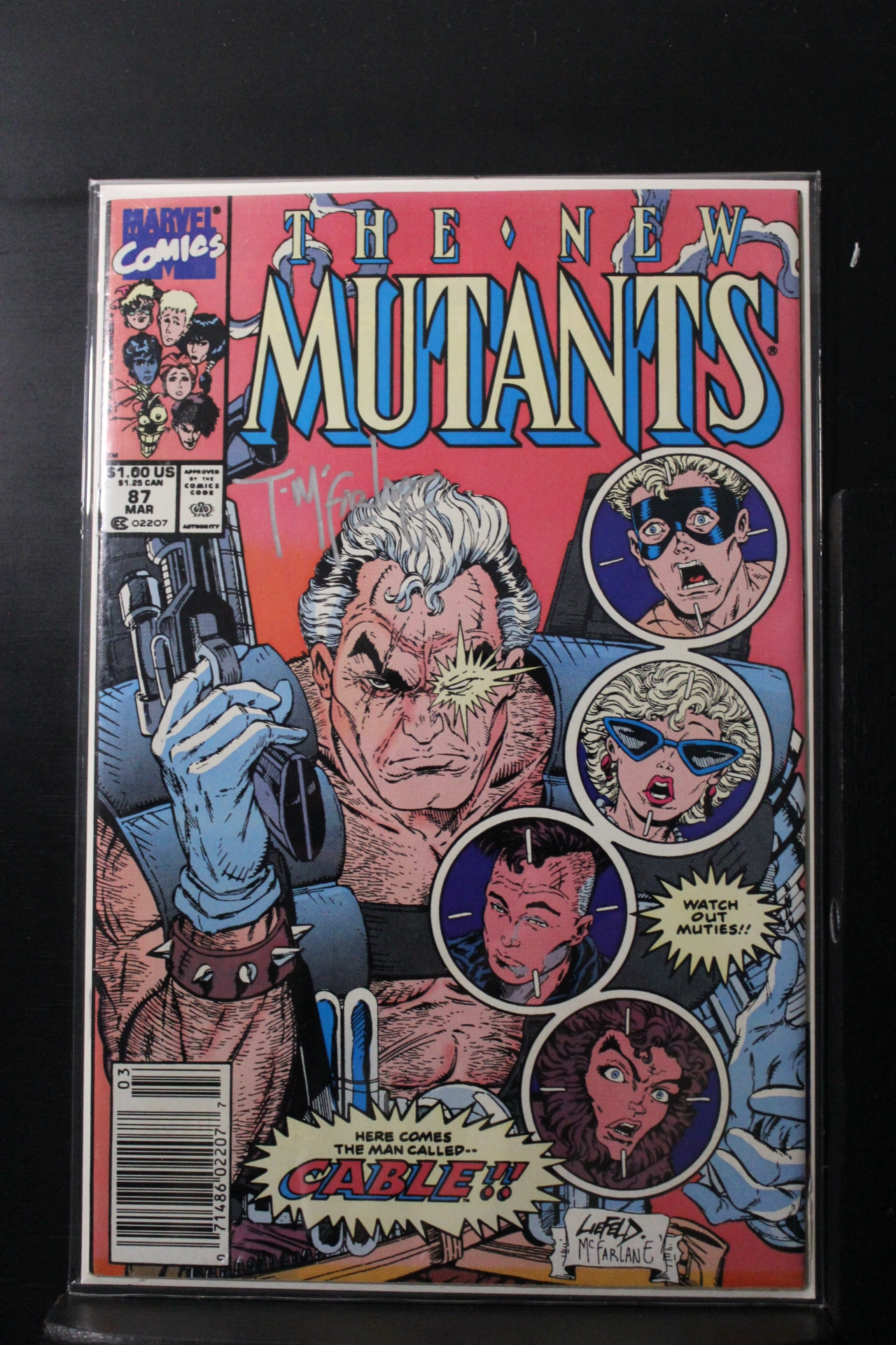 The New Mutants #87 (1990) *SIGNED* | Comic Books - Copper Age, Marvel ...