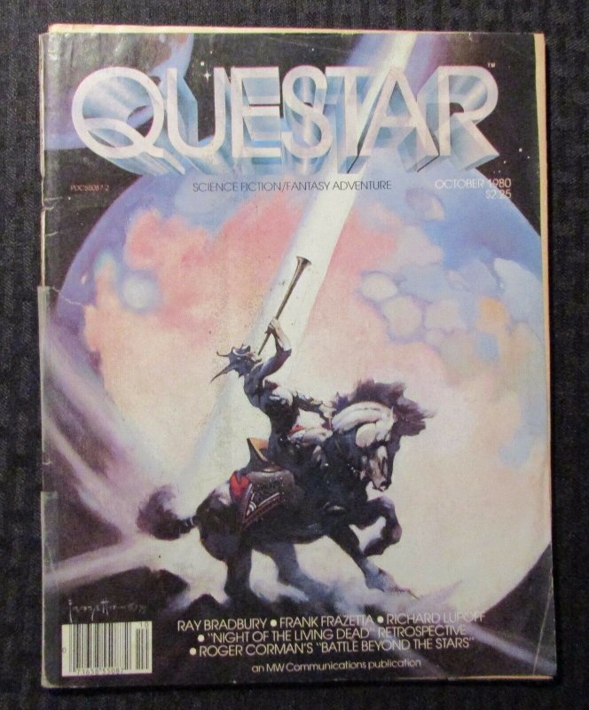 1980 QUESTAR Magazine #9 GD 2.0 Frank Frazetta - Richard Corben - Ray ...
