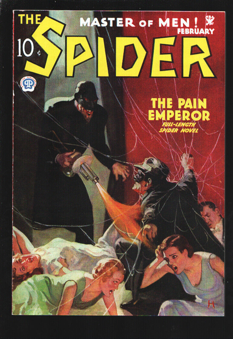 The Spider Pulp Replica 2/1935-Giraso-Reprints "The Pain Emperor" from ...