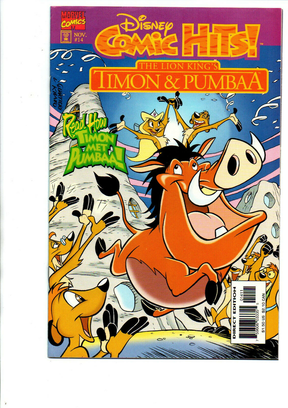 Disney Comics Hits! #14 - The Lion King: Timon & Pumbaa - 1995 - VF/NM ...