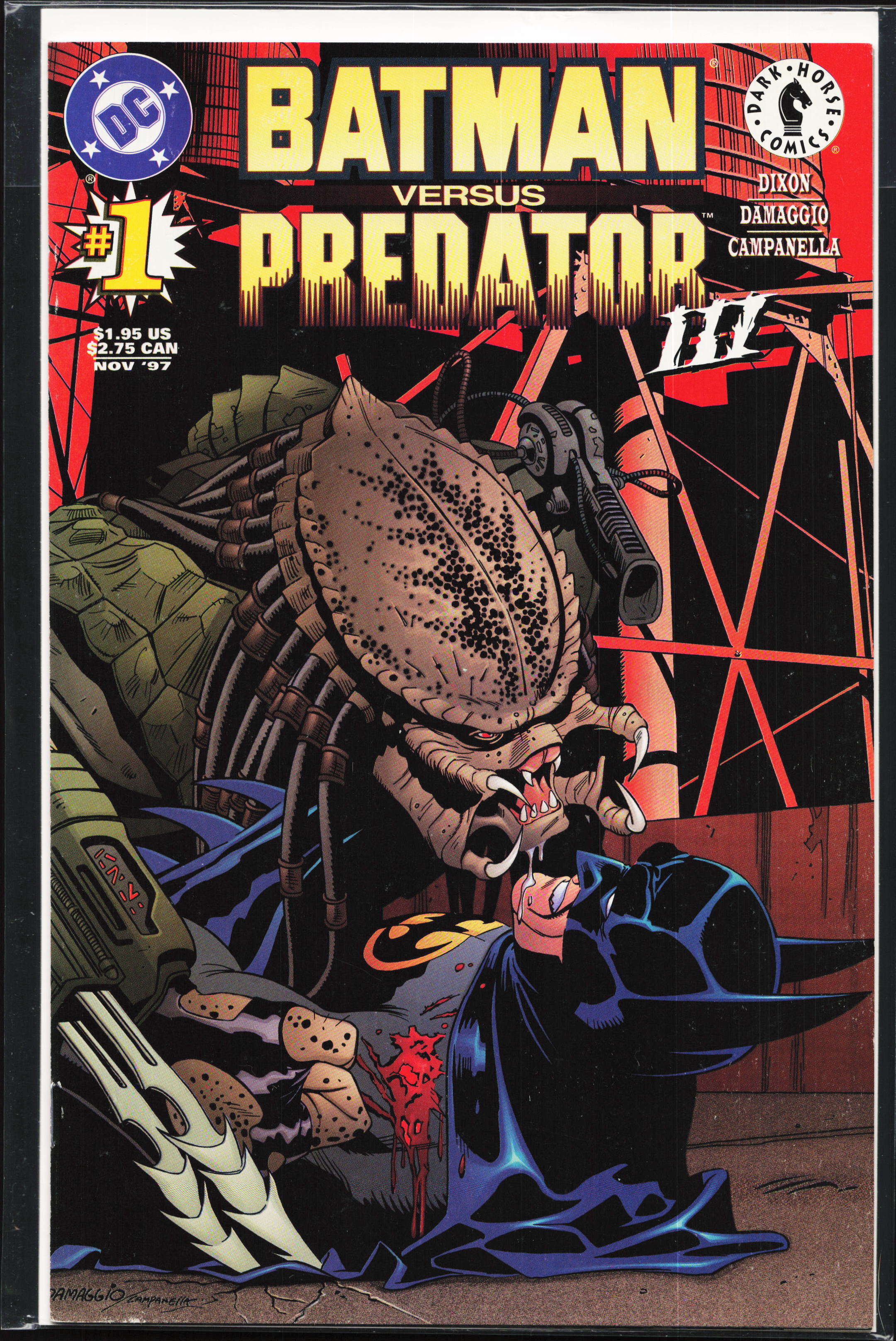 Batman / Predator III [Batman Versus Predator III] #1 (1997) Predator ...