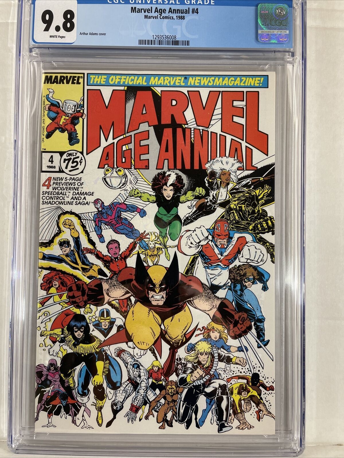 Marvel Age Annual 4 CGC 9.8 1st preview of DAMAGE CONTROL 1988 Arthur ...