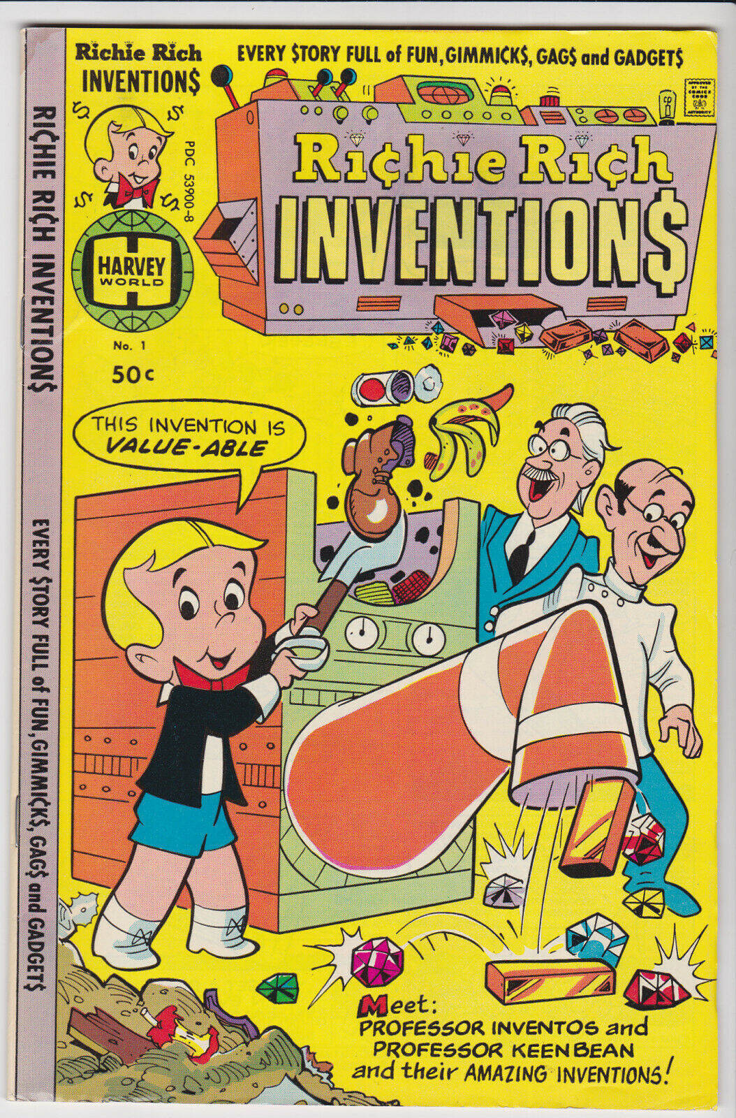 Richie Rich Inventions #1 (Feb 1977) 5.0 VG/FN Harvey Comic | Comic ...
