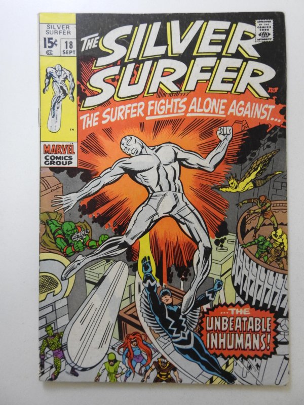 The Silver Surfer #18 (1970) vs The Inhumans! W/ Jack "King" Kirby Art ...