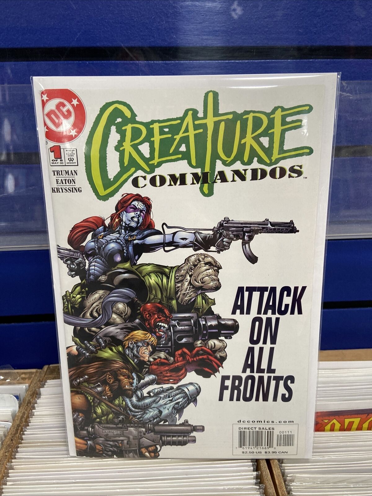 Creature Commandos #1 (DC 2000) 1st Appearance of Cpt. Lucius Hunter NM ...
