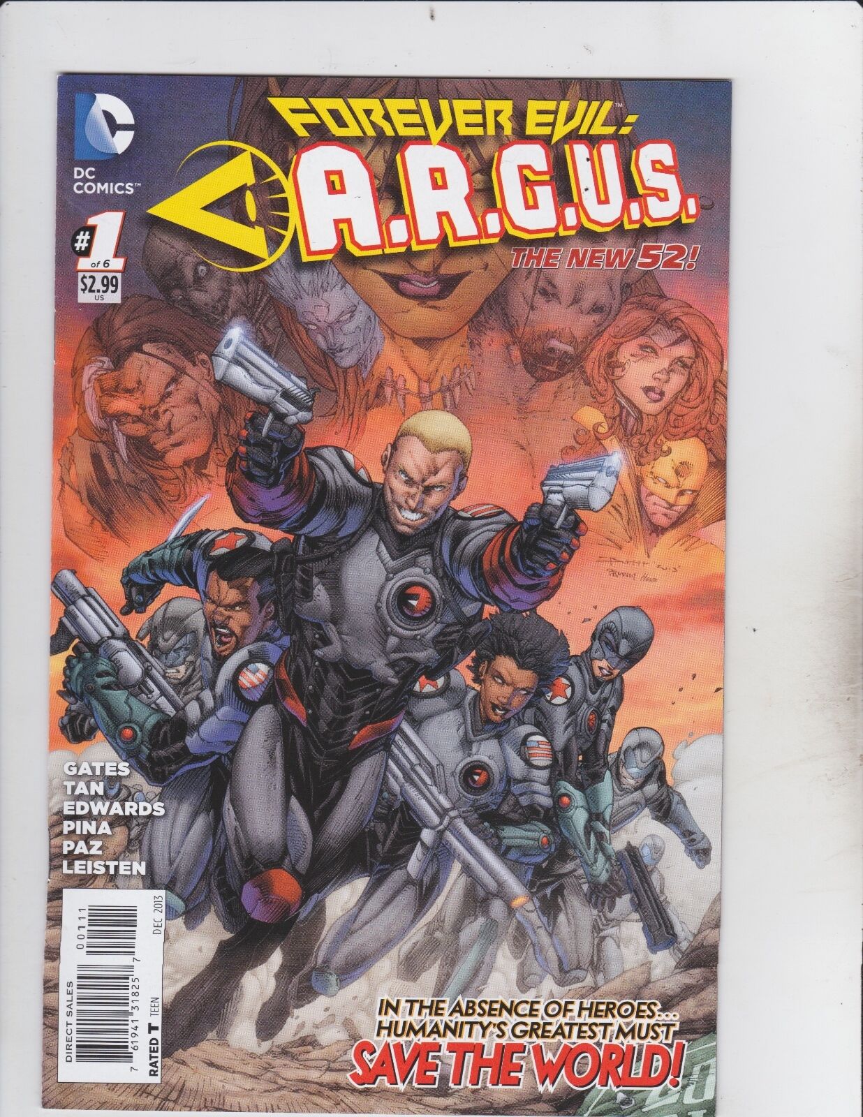 DC Comics! Forever Evil: Argus! Issues 1-6! | Comic Books - Modern Age ...