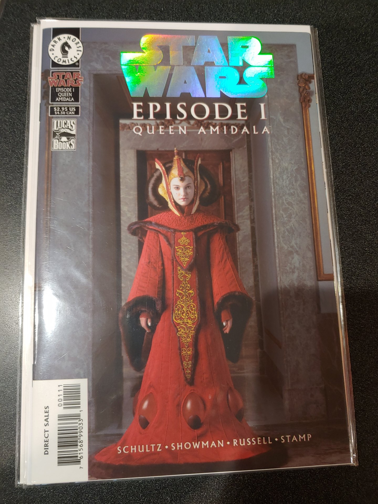 STAR WARS Comics Episode 1 Queen Amidala VARIANT! STAR WARS IN HOLOGRAM ...