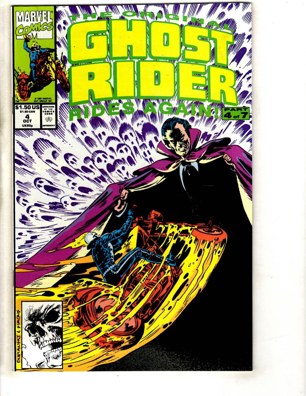 10 Ghost Rider Marvel Comic Books # 1 2 3 4 5 6 7 Crossroads GR Annual ...