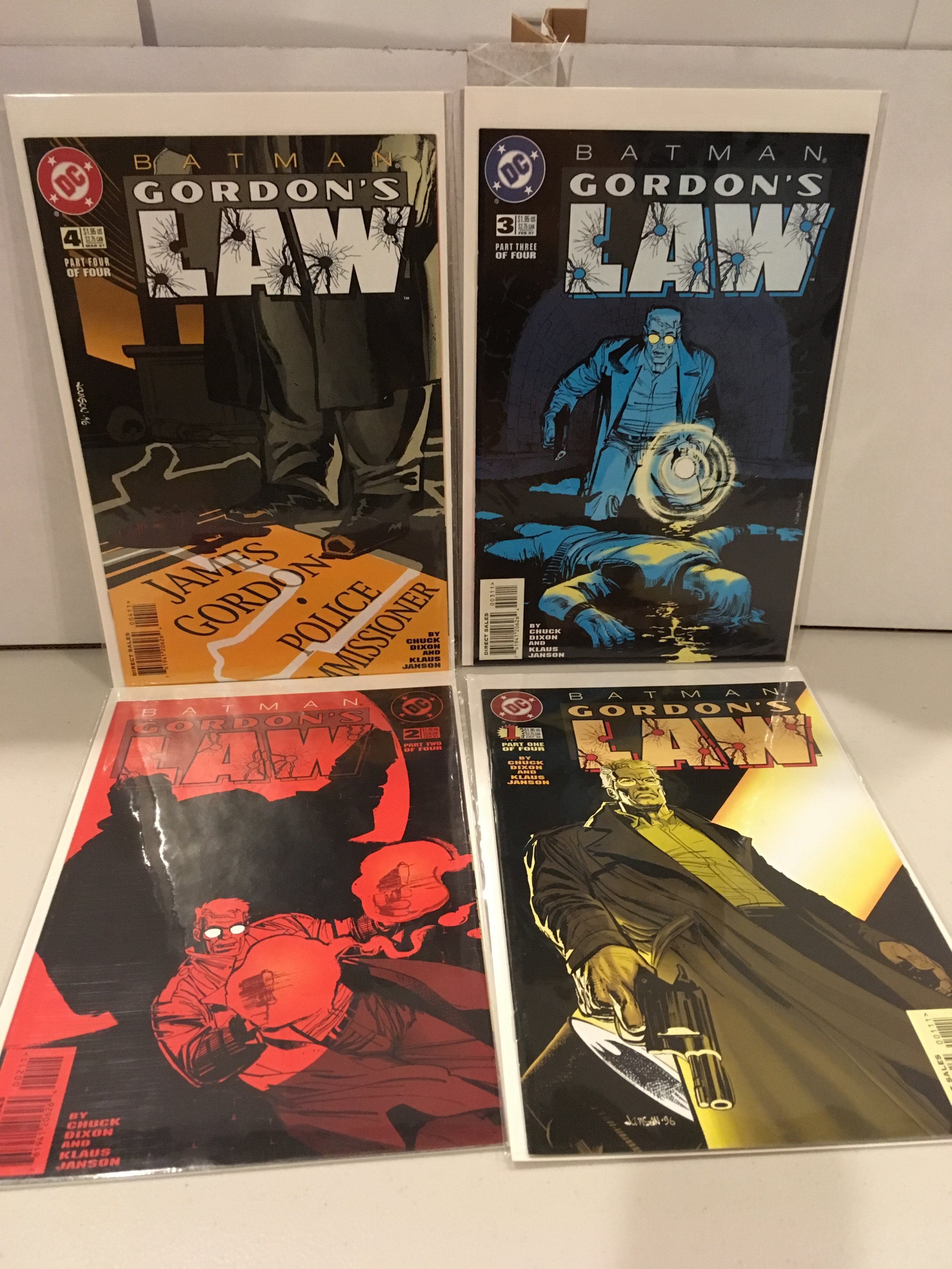 Batman: Gordon's Law Complete Min-Series Set 1-4 1996-97 | Comic Books ...