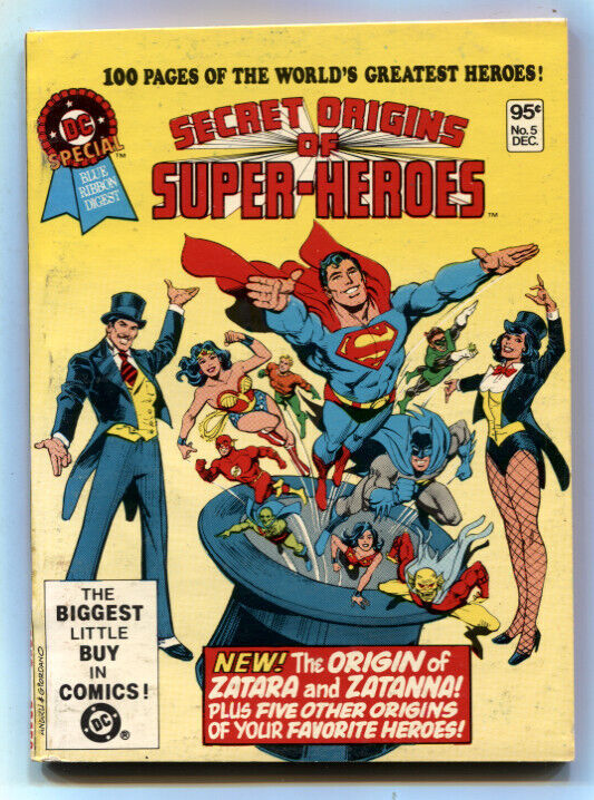 DC Special Blue Ribbon Digest #5 1980 -Secret Origins Of Super-heroes ...