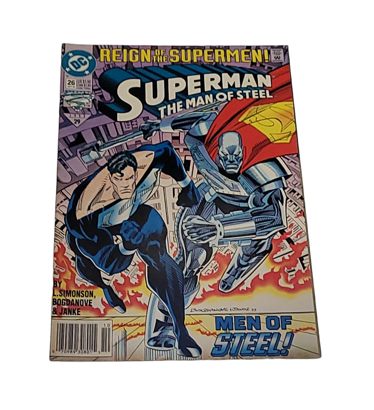 Superman: The Man of Steel #26 Newsstand Edition (1993) | Comic Books ...