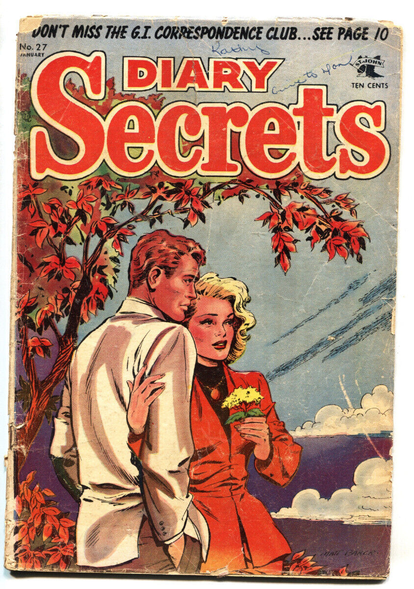 Diary Secrets #27 1950- Matt Baker- St John Golden Age Romance | Comic ...