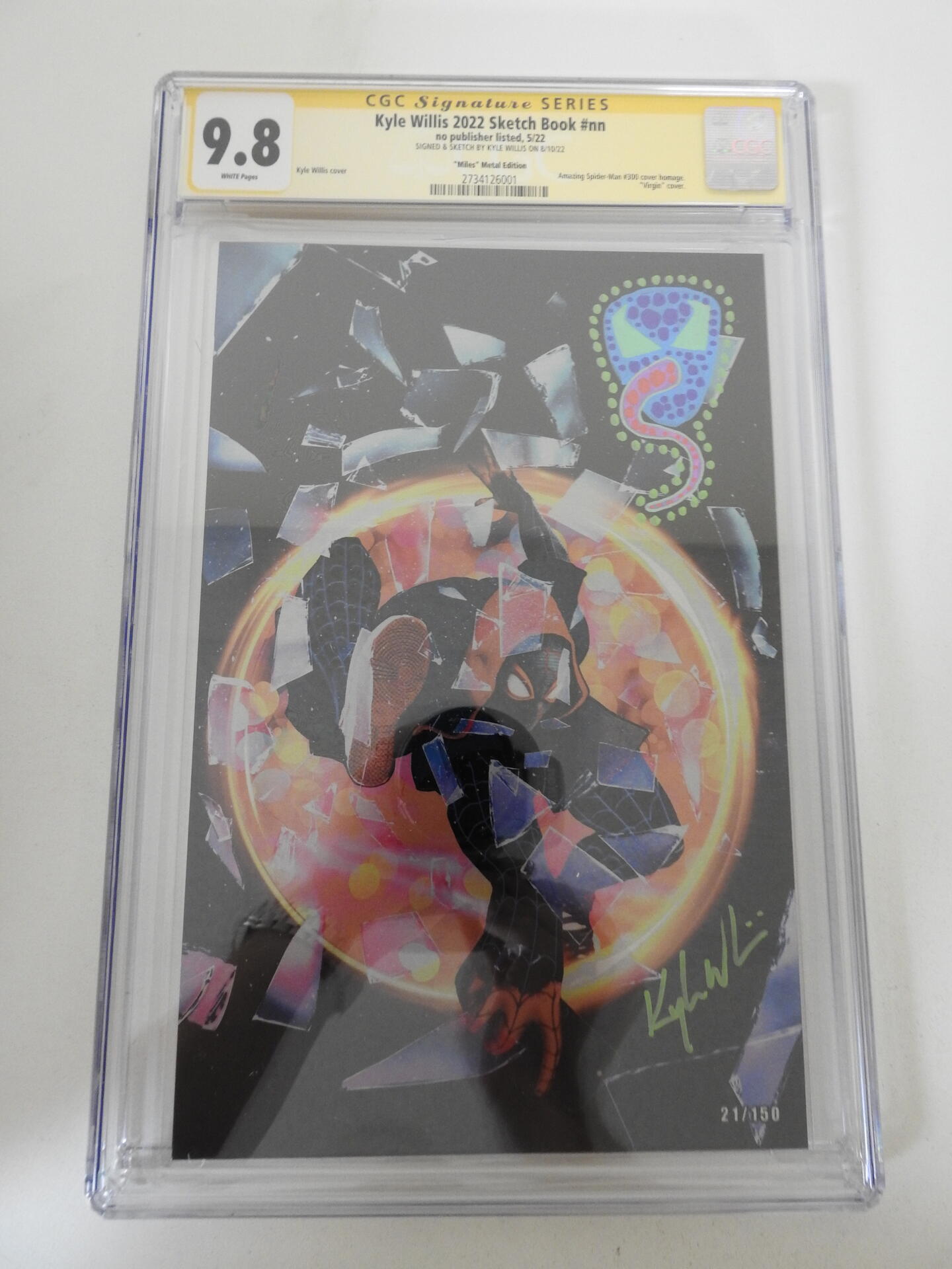 Kyle Willis 2022 Sketch Book #nn CGC 9.8! Signed and sketch by Kyle Willis | Comic Books ...