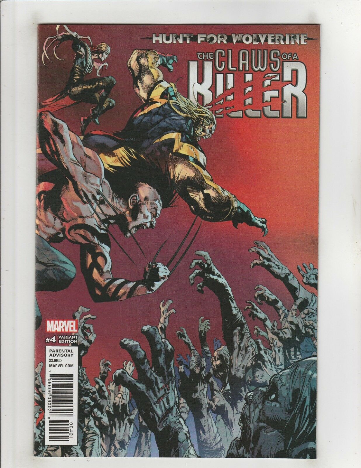 Hunt For Wolverine Claws of A Killer #4 NM- 9.2 Marvel Comics X-Men ...