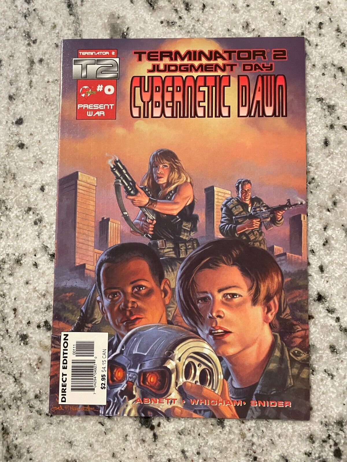 Terminator 2 Judgment Day Cybernetic Dawn # 0 NM Malibu Comic Book War ...